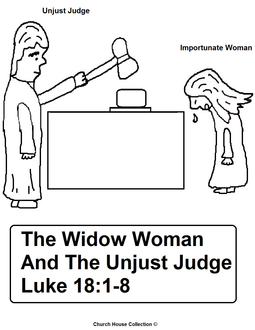 The Persistent Widow Coloring Pages Coloring Pages The Persistent Widow Coloring Pages Coloring Pages
